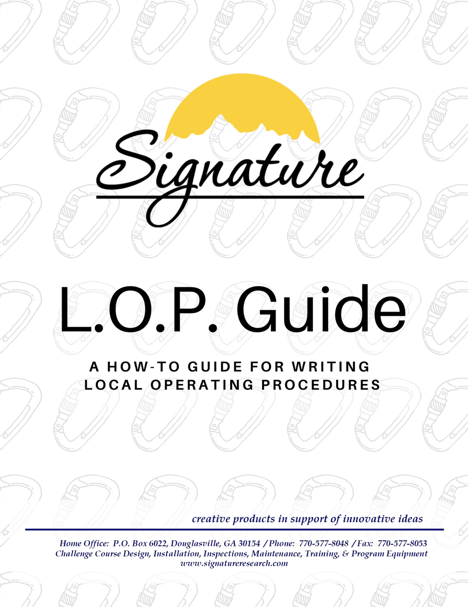 Owners/Operator's Guide to Local Operating Procedures (LOPs) – Nature ...